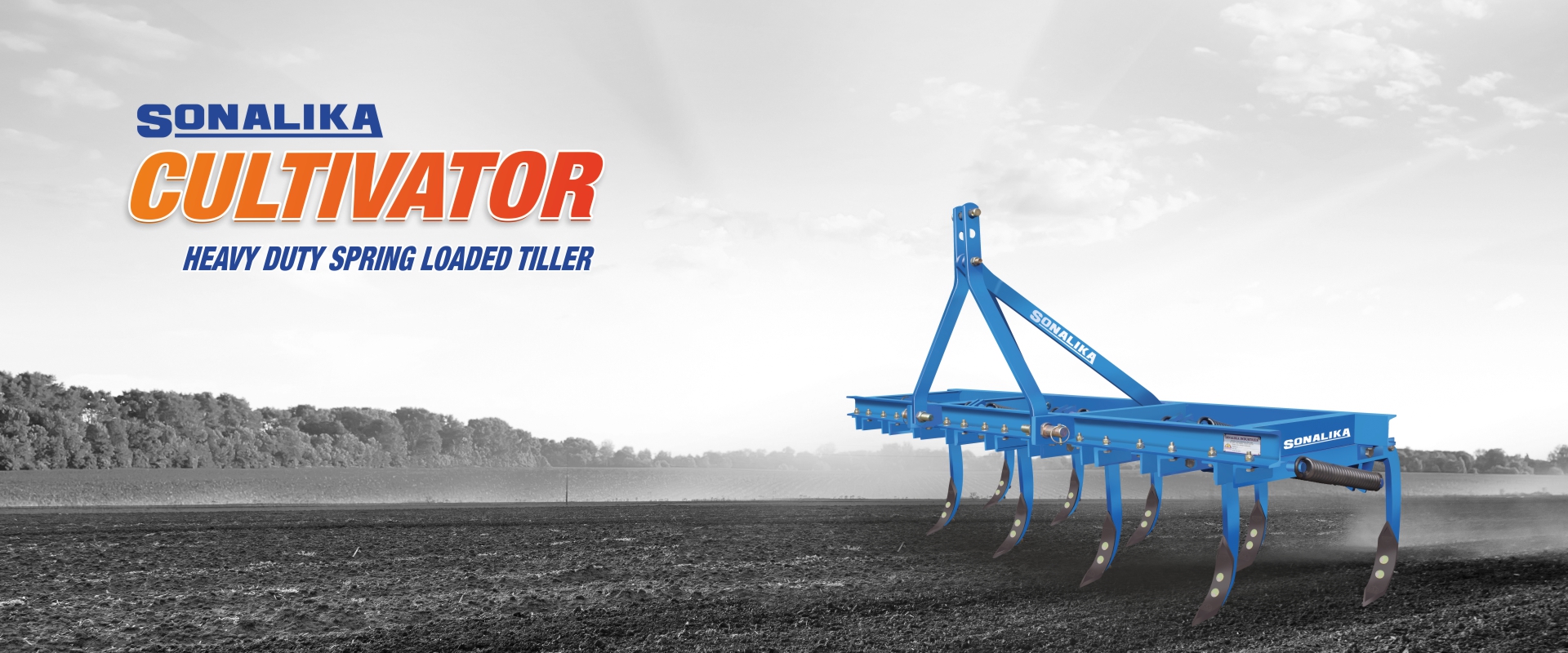 CULTIVATOR HEAVY-DUTY SPRING LOADED TILLER